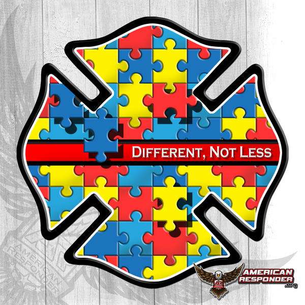 Autism Awareness Fire Decals | American Responder