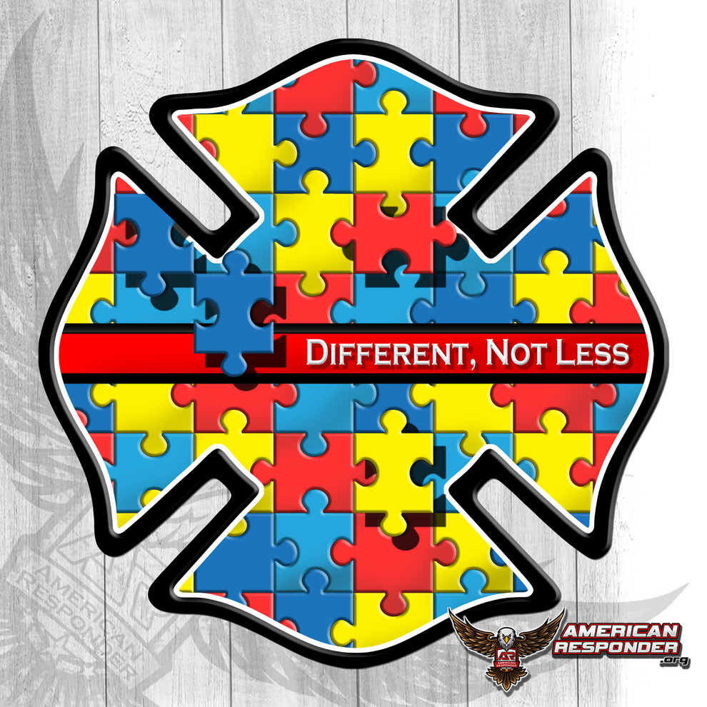 Autism Awareness Fire Decals | American Responder